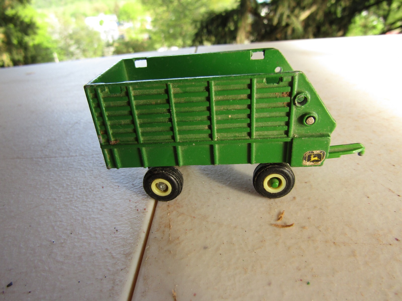 Vintage ERTL 1/64 Toy John Deere Silage Forage Wagon for Farm Tractor ...