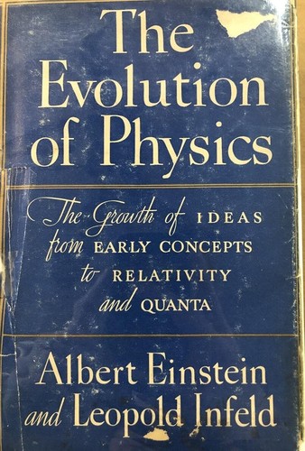 Albert Einstein- Signed Hardbound book, "The Evolution of Physics" | eBay