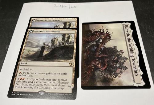 Magic the Gathering MTG Hanweir Battlements x3 Rare Cards NM/M ...