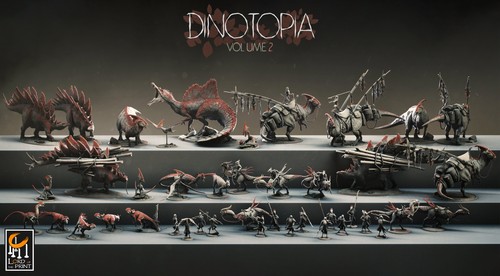Dinotopia Part 2 Miniatures (Full Set) | Fantasy Miniature | Rescale ...