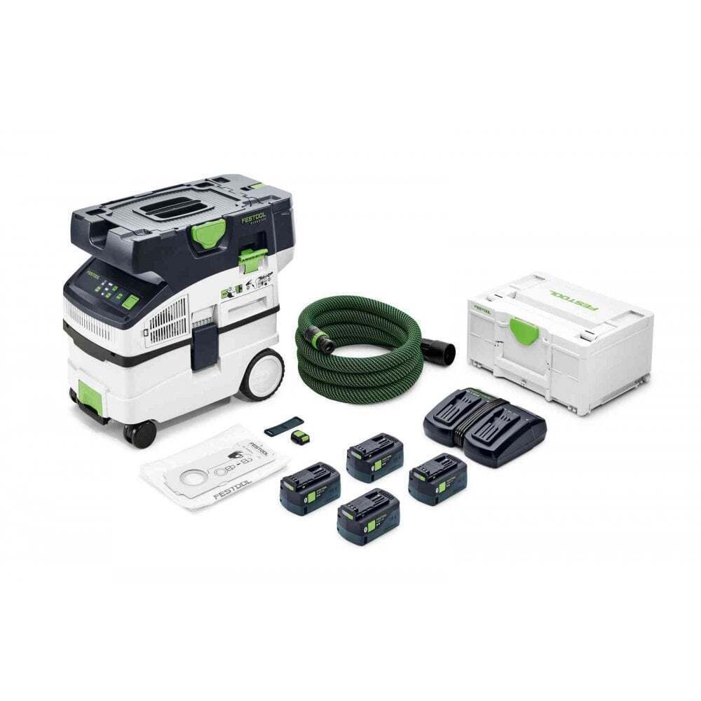 Festool CTMCMIDII-Plus 36V CLEANTEC Cordless Mobile Dust Extractor ...