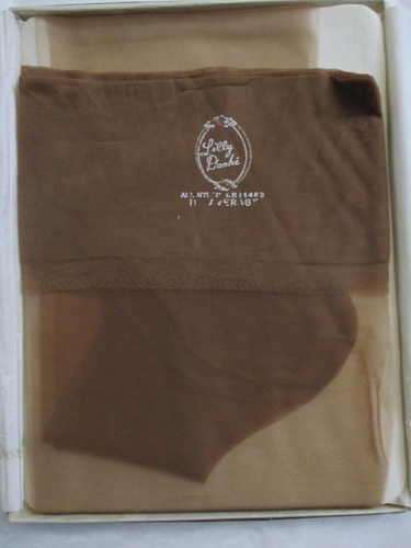 1PR VINTAGE LILLY DACHE RHT SHEER MICRO MESH NYLON STOCKINGS SIZE 11 ...
