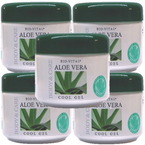 Bio-Vital Aloe Vera COOL Gel spendet Feuchtigkeit Beruhigt Hautpflege ...