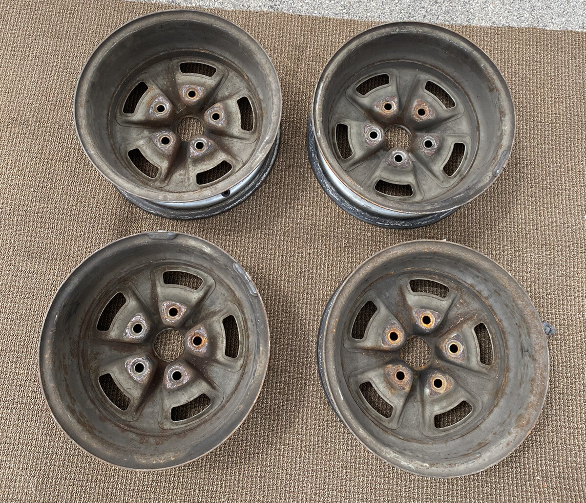 Pontiac GTO Tempest Firebird Rally II Wheels | 14x6 | KT Code | Disc ...