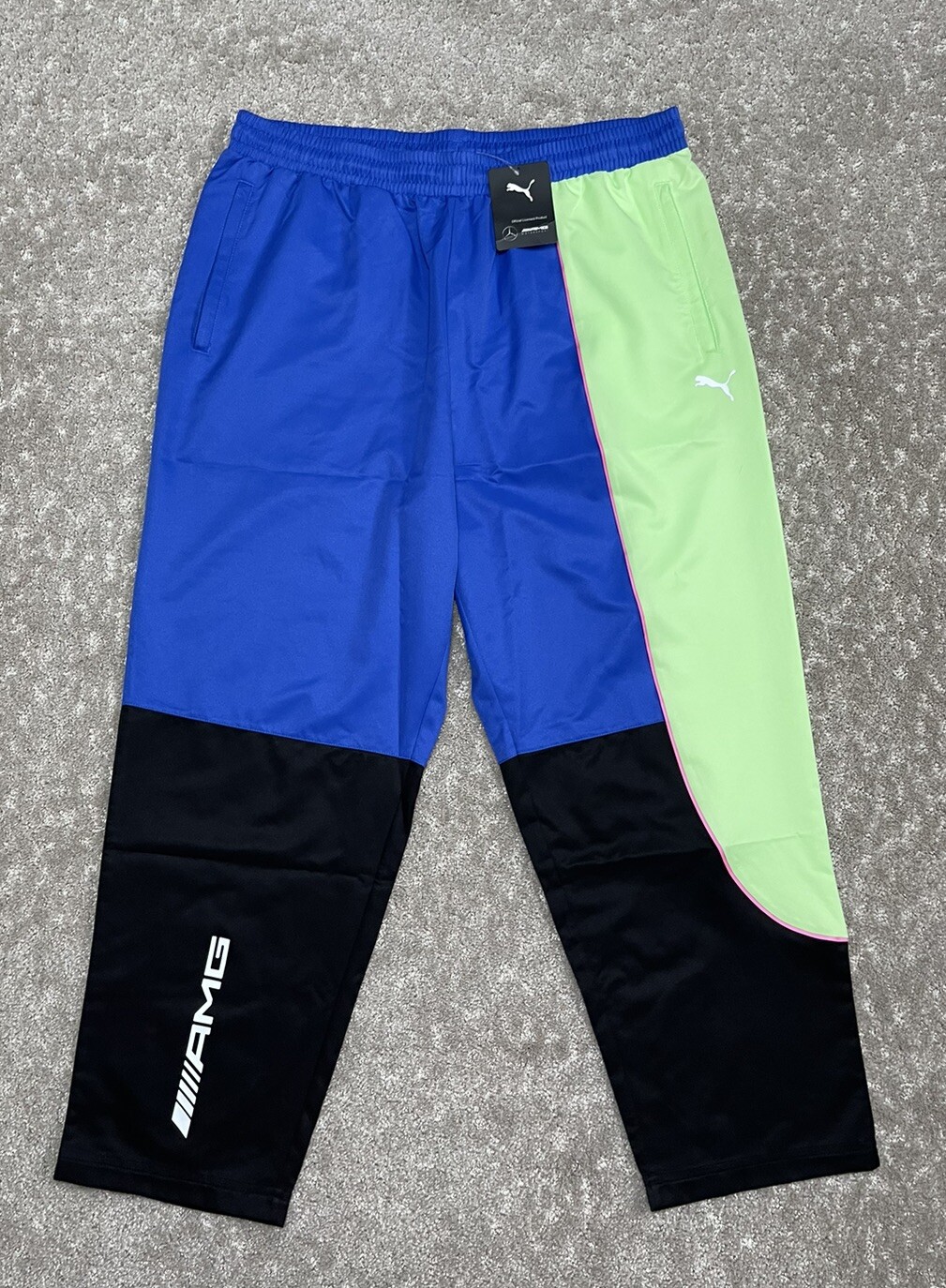 Puma AMG Mercedes Benz Pants Mens SIZE XL Colorful Racing Motorsports ...
