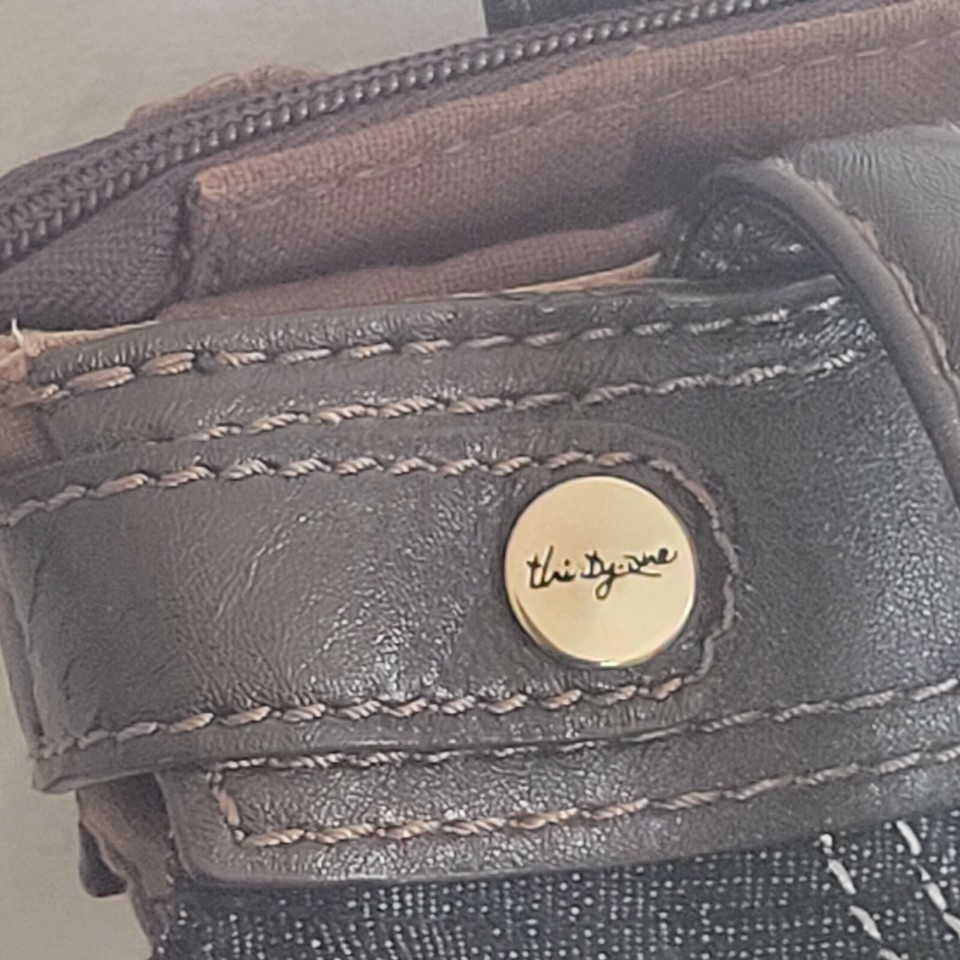 purse 31 thirty one black denim skirt personalized rhonda handbag ...