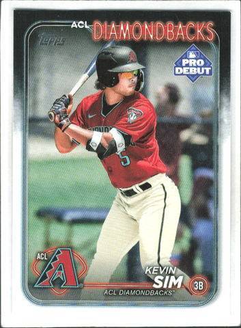 2024 Topps Pro Debut Kevin Sim #PD-184 ACL Diamondbacks | eBay