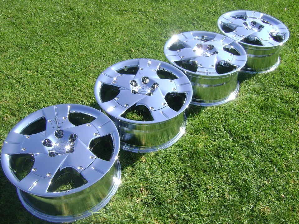 18" SET NEW LEXUS SC430 OEM CHROME WHEELS 74160 2002-2010 | eBay