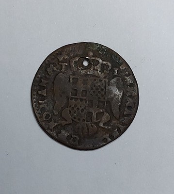 1780's Malta, Knights of Malta, Grand Master De Rohan, One Tari Copper ...