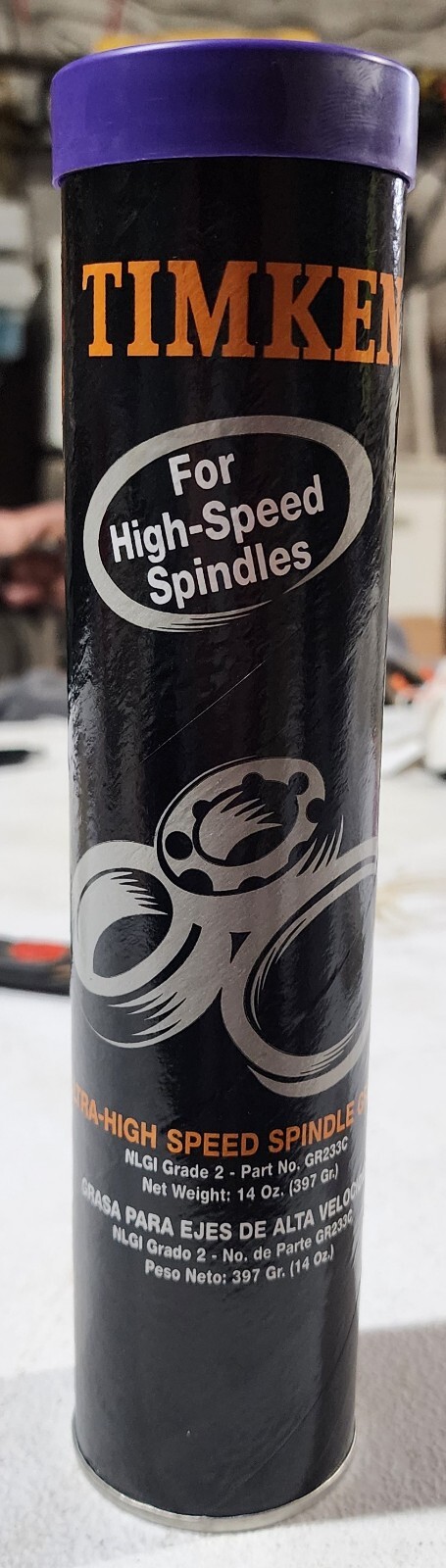 10 TUBE TIMKEN ULTRA HIGH SPEED SPINDLE GREASE NLGI Grade 2 GR233C 14OZ ...