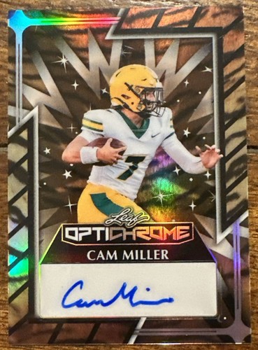 Las Vegas Raiders Cam Miller Autograph Rookie QB #/3 North Dakota State ...