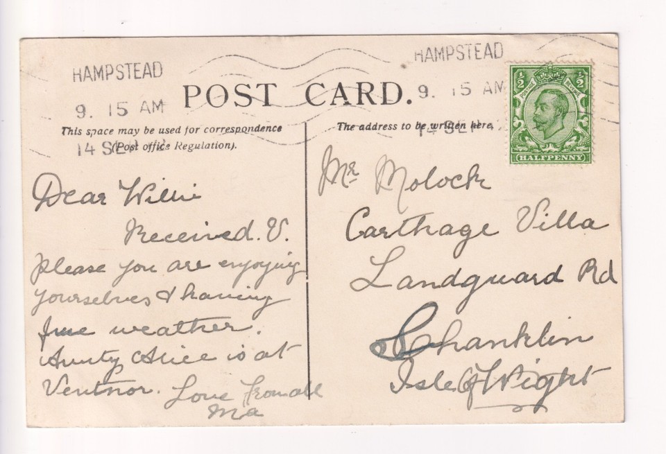 Hampstead - Wildwood Farm - London LL colour postcard No. 687, used in ...
