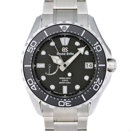 Grand Seiko SLGA015 9RA5-0AB0 Evolution 9 Collection Spring Drive Black ...