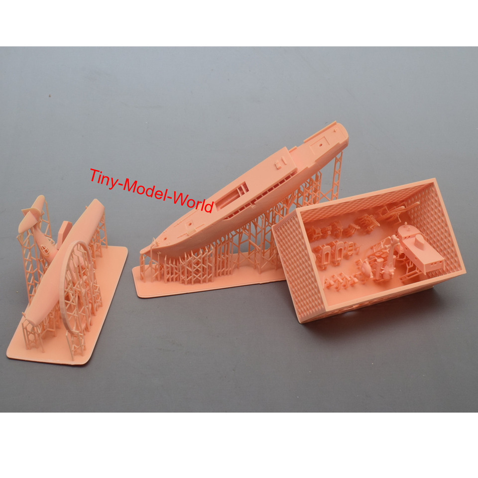 3D Printed 1/350 Calypso expedition vessel (include a PBY Catalina ...
