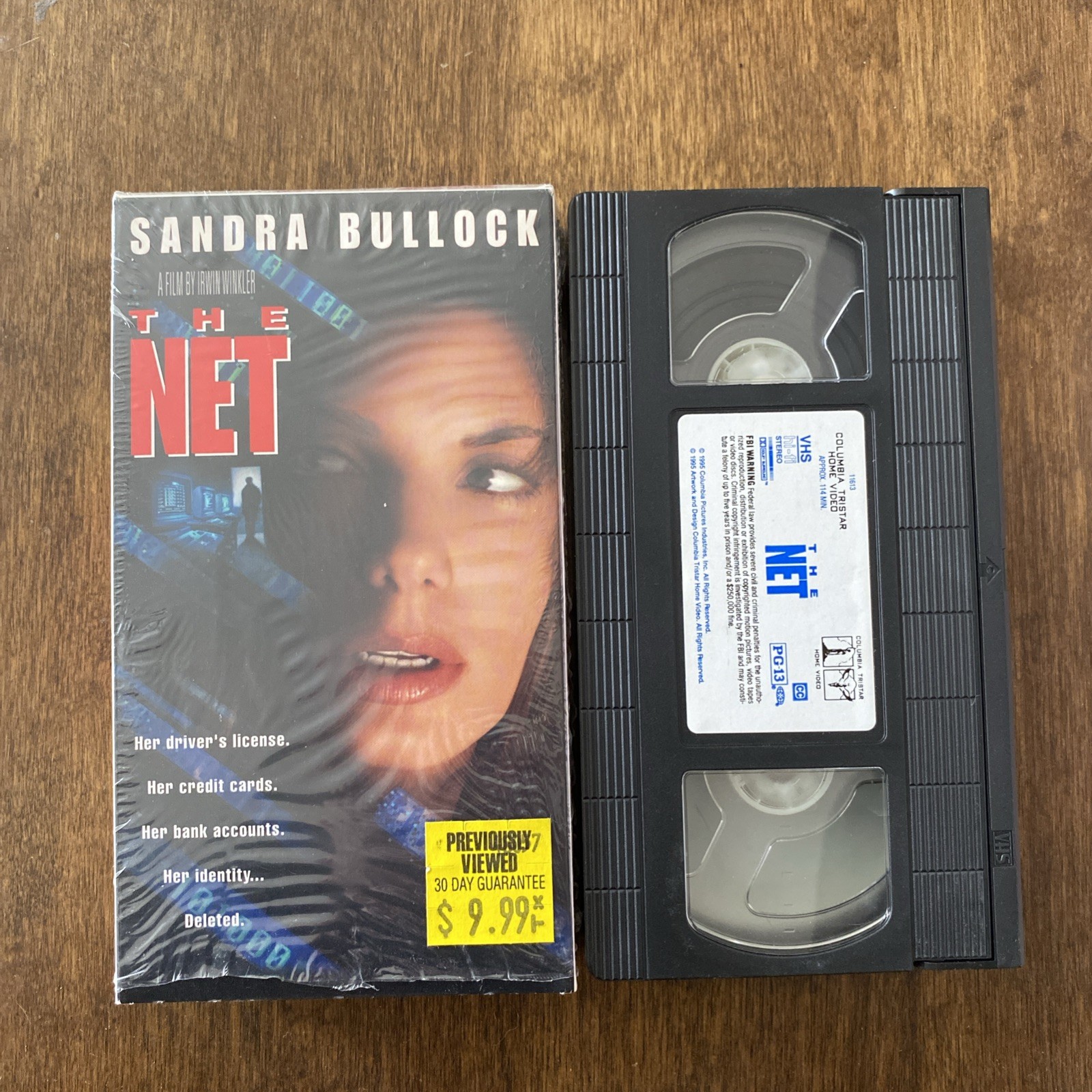 The Net 1995 VHS Sandra Bullock **Buy 2 Get 1 Free** 43396116139| eBay