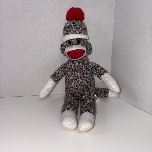 Plushland Sock Monkey Plush - 2021 11" Red Lips | eBay