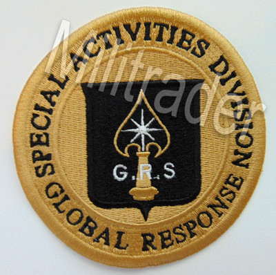 CIA Special Activities Division Global Response GRS Patch | eBay