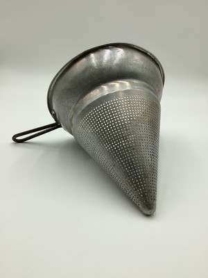 Vintage WEAR EVER No 8 Aluminum CONE STRAINER SIEVE ONLY USA Good Cond ...