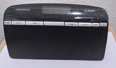Insignia HD Radio Tabletop Radio Black NS-HDRAD | eBay