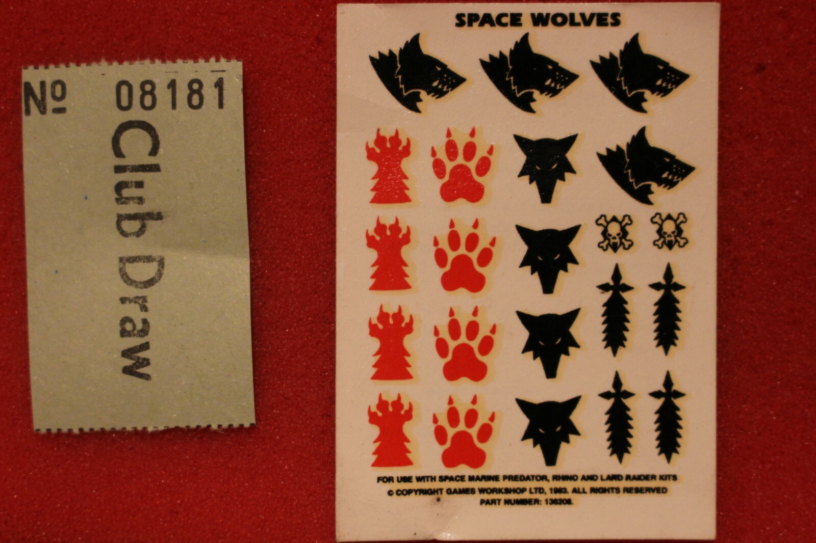 Space Wolves Transfers Sheet Decals Transfer Wolf Games Workshop ...