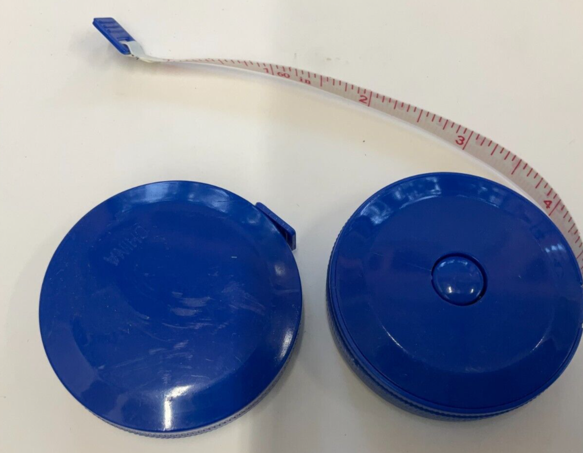 RETRACTABLE TAPE MEASURE- 60" BLUE- 2 IN A SET | eBay