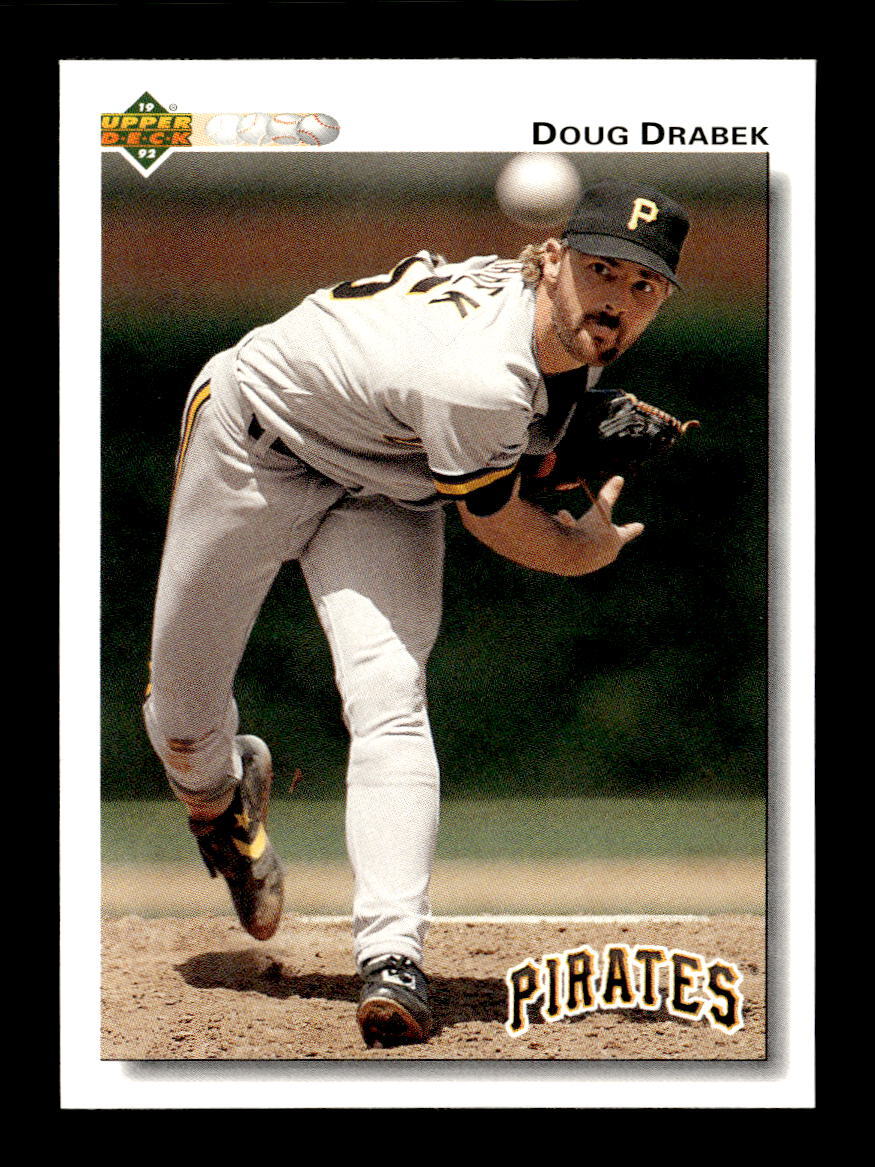 1992 Upper Deck #221 Doug Drabek Pittsburgh Pirates GEM-MT Baseball ...