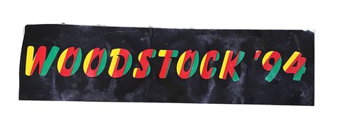 Woodstock 1994 Bumper Sticker | eBay