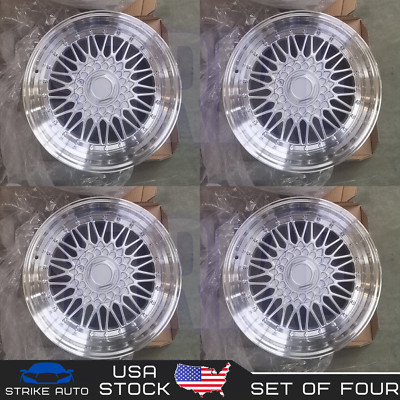 17" 5x120/5x112 8.5J +20 RS Style Gravity Cast Aluminum Rims Wheels ...