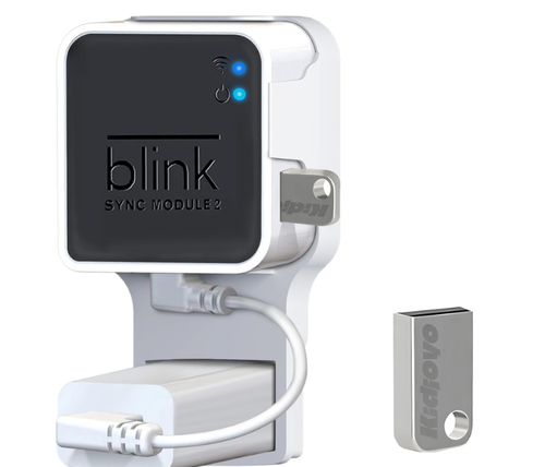 256GB USB Flash Drive and Outlet Wall Mount for Blink Sync Module 2 ...