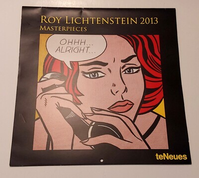 Vintage Roy Lichtenstein Masterpieces 2013 Calendar -teNeues - Germany ...