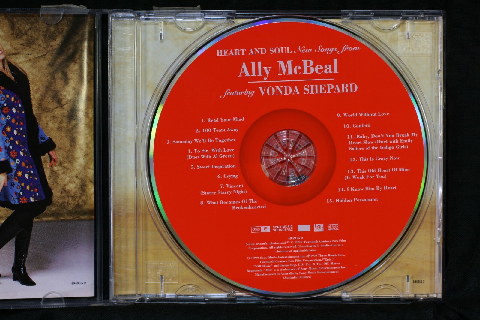 Vonda Shepard ‎– Heart And Soul (New Songs From Ally McBeal) - CD (C944 ...