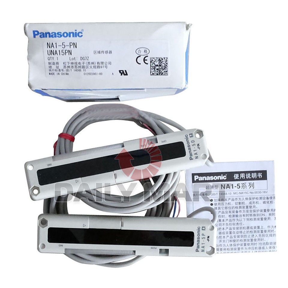 NEW Panasonic NA1-5-PN Beam Pitch Area Sensors 5CH 25MM P-P Light ...