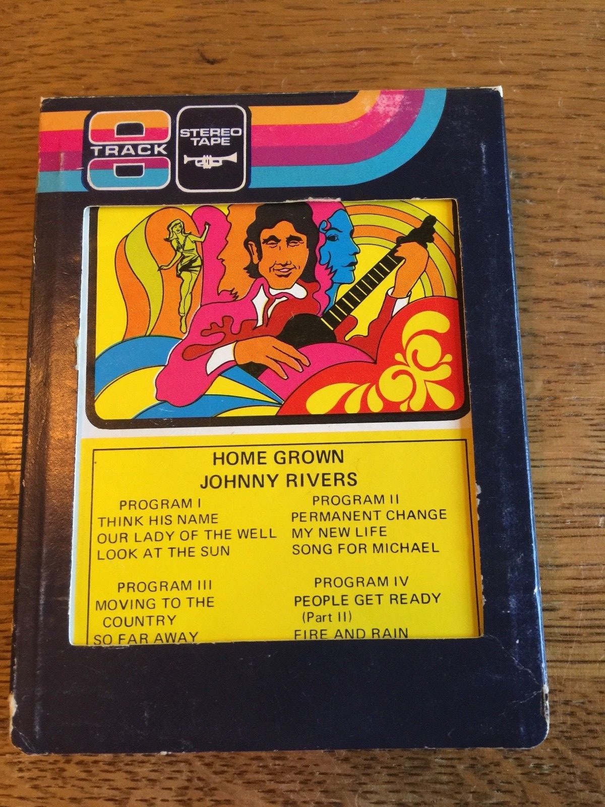 Vintage - Johnny Rivers - "Home Grown" - 8 track tape (unusual release ...