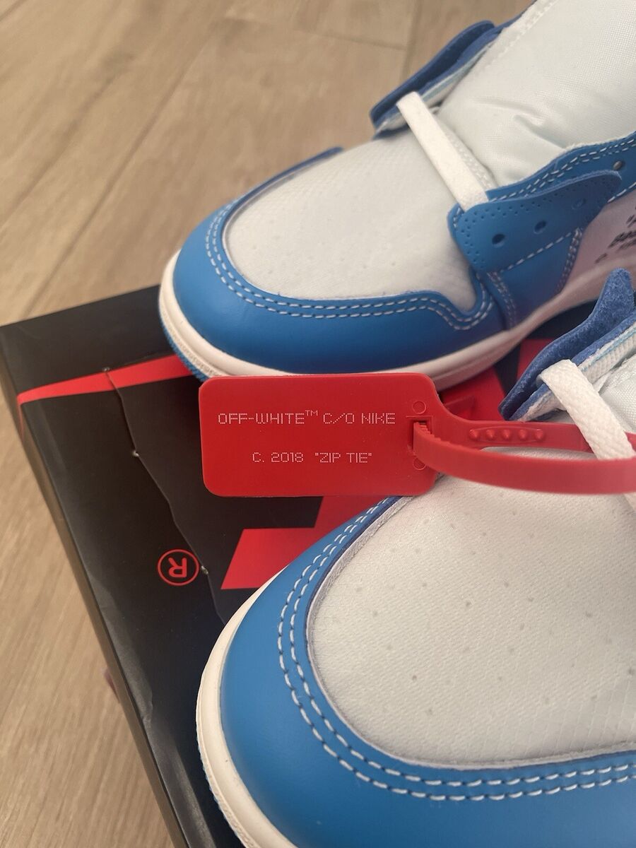 Jordan 1 Retro OG x Off-White High UNC - Size 11 with Jordan 1 Retro OG x Off-White High UNC - Size 11 with