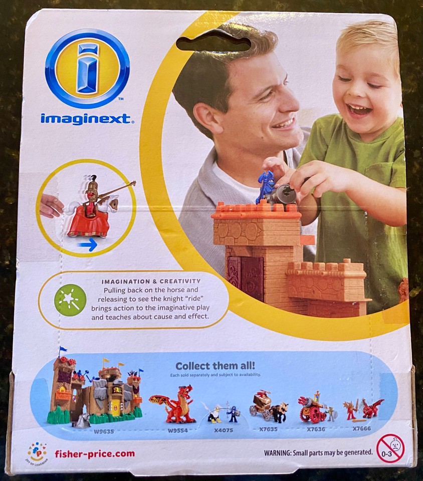 ARCHER & White HORSE IMAGINEXT Knight Castle Armor Joust NEW Sealed ...