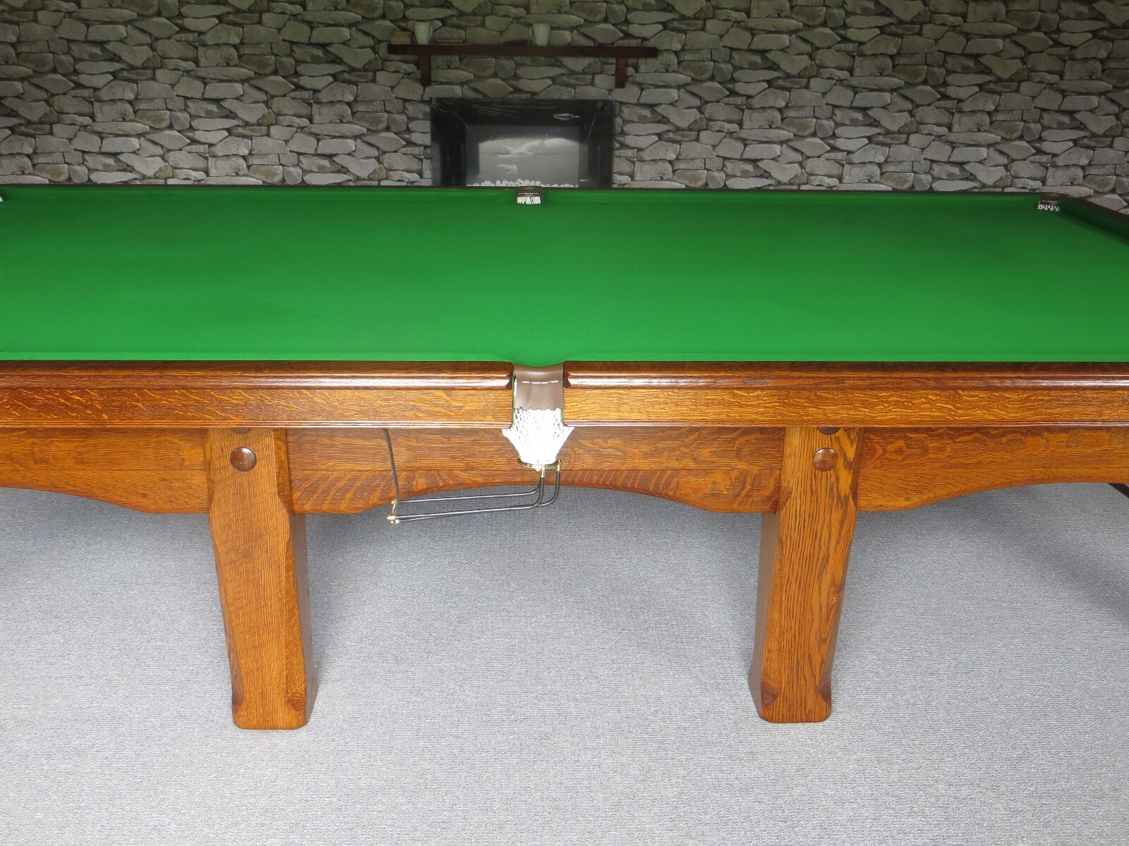 Riley Imperial 0ak Full Size Snooker Table Fully Restored and Re ...
