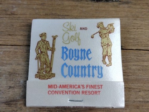 Ski and Golf at Boyne Country-Walloon Lakes Michigan Vintage 1960's ...