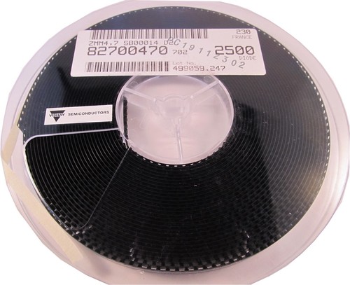 100 Stück - Zenerdiode 4,7V 500mW - SOD80 MiniMELF VISHAY ZMM4,7 Zener ...