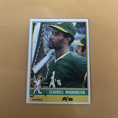 1976 Topps - #189 Claudell Washington | eBay