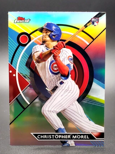 2023 Topps Finest #46 Christopher Morel RC Refractor MINT! Cubs Rays ...