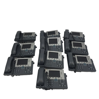 Lot Of 10 Cisco VOIP Phone Business IP Phone Model CP-7945 #PV9945 | eBay