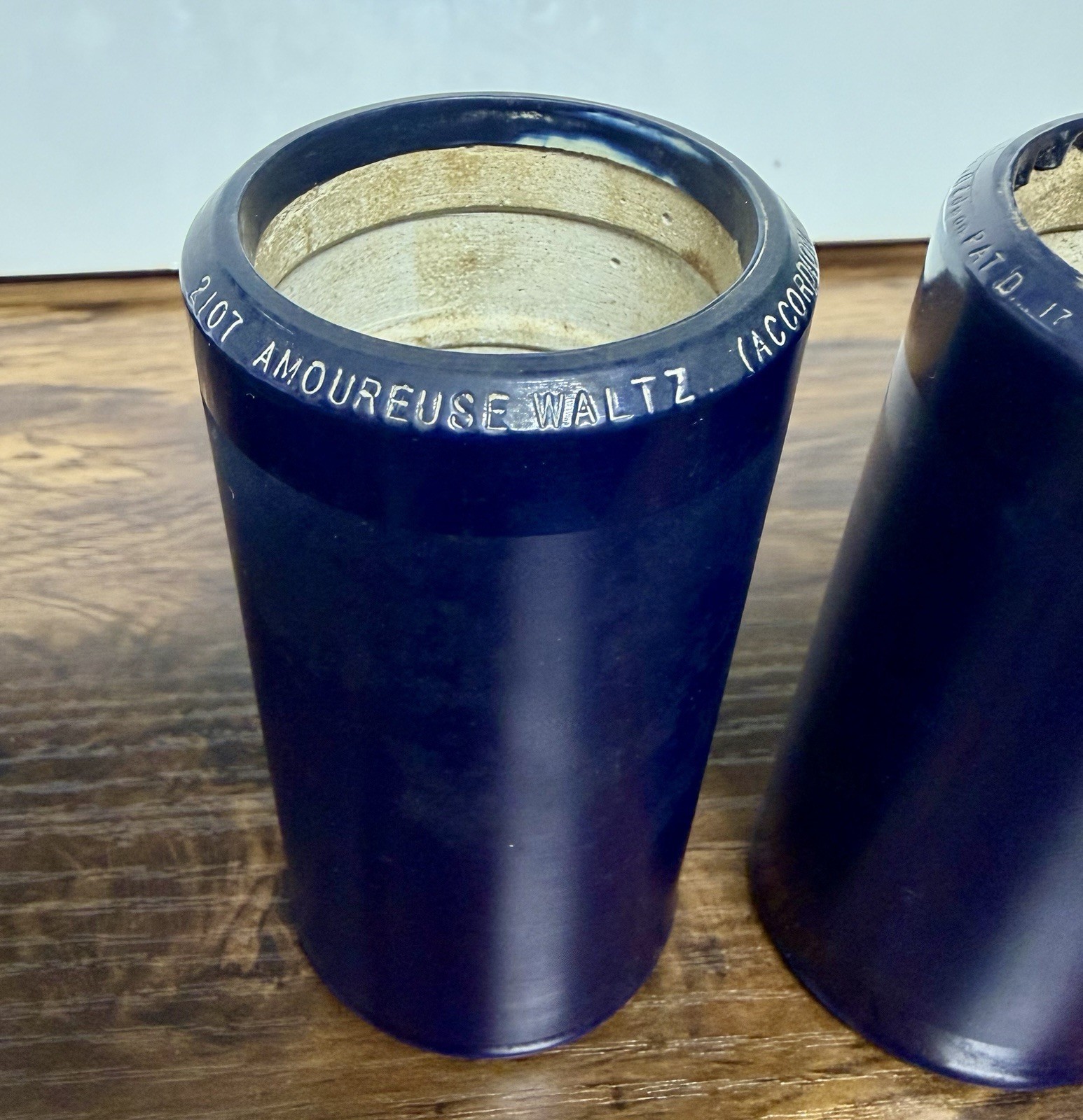 3 EDISON 4m BLUE AMBEROL CYLINDER PHONOGRAPH RECORDS | eBay