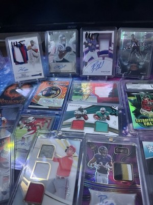 High End Sports Card Hit Lot 1000+ NFL NBA MLB Autos Patches RC #’d ...