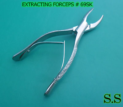 Tooth Extracting Forceps # 69SK Surgical Dental Instruments | eBay