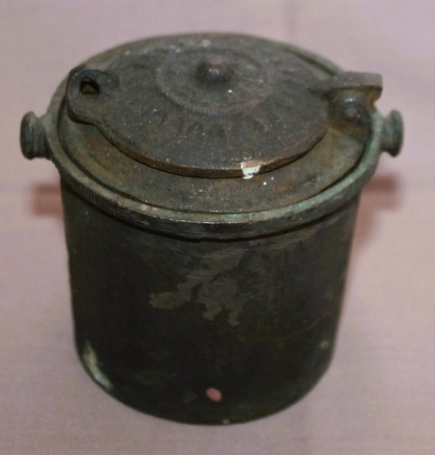 Vintage Antique Fanner Mfg. Co Cast Iron Glue Melting Pot Ornate Lid ...