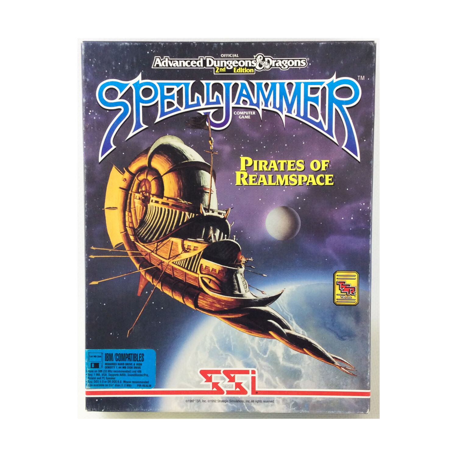 D&D Computer Game Spelljammer - Pirates of Realmspace (PC 3.25") VG+/EX ...