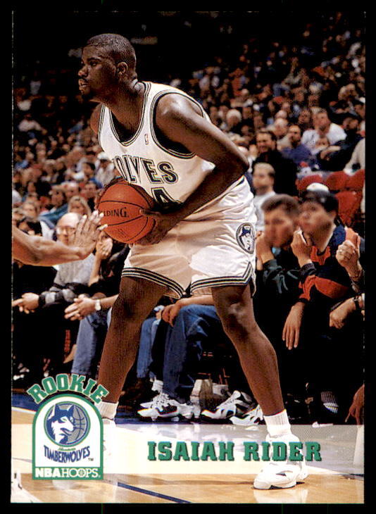 1993-94 Hoops Minnesota Timberwolves Basketball #367 Isaiah Rider ...