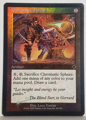 MTG Chromatic Sphere x1 FOIL Invasion NM Gradable! | eBay