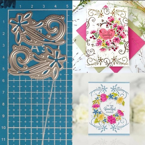Metal Cutting Dies Lace Corner Scrapbooking Embossing Paper Card Crafts ...