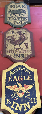 Rare! NOS Vintage Masketeers Wall Hangings Inn Signs Mid Century Modern ...